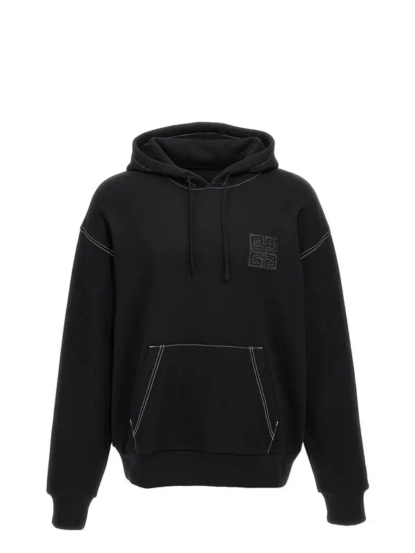 Givenchy 4g Logo Hoodie - Black