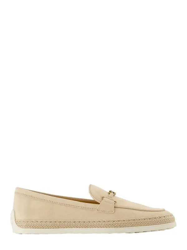 TOD'S Raffia Loafer - Beige