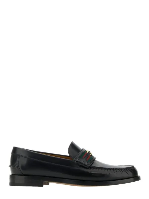 Gucci 1953 Leather Loafers - Black