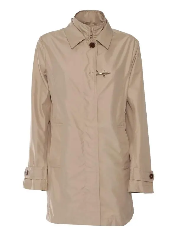 FAY Gancio Coat - Beige