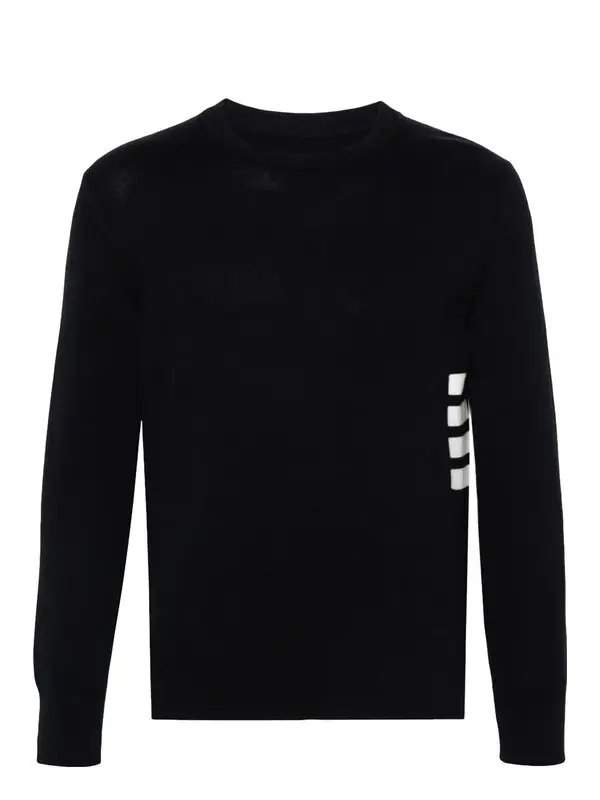 Thom Browne 4-stripe Detail Sweater - Blue