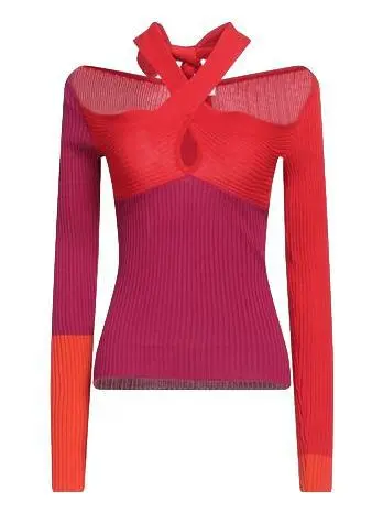 DONDUP Cotton Knit Sweater - Red