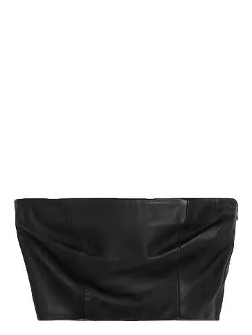 DONDUP Lambskin Tube Top - Black