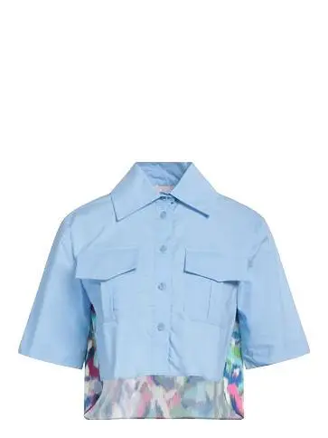 Liu Jo Multicolor Cotton Polyester Shirt - Blue