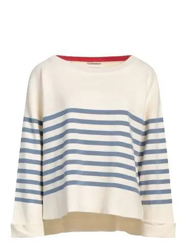 Woolrich Striped Cotton Sweater - Cream