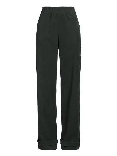 GAËLLE PARIS Velvet Cargo Pants - Green