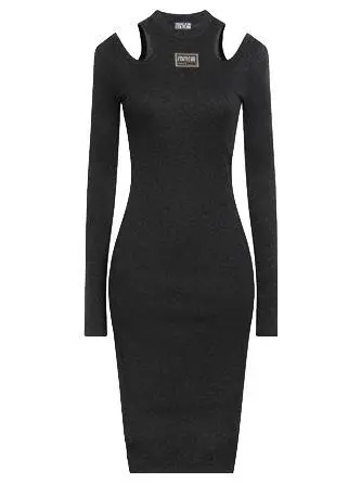 Versace Midi Bodycon Dress - Black