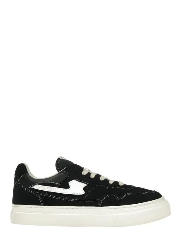 S.W.C STEPNEY WORKERS CLUB Pearl S-strike Suedein Sneakers - Black/white