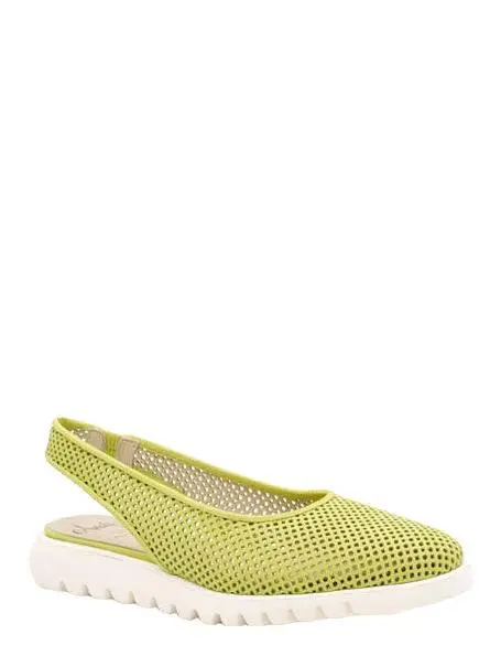 AMALFI BY RANGONI Egregio Slingback Sneaker - Lime Vapor