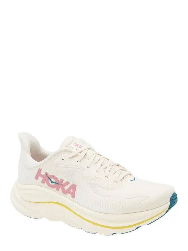 HOKA Clifton Running Shoe - Birch/alabaster