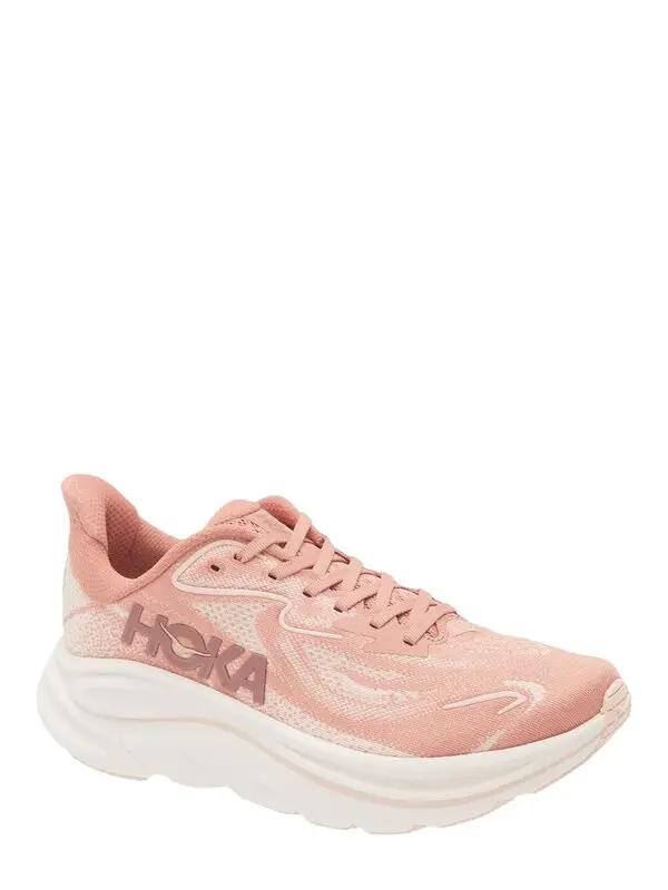 HOKA Clifton Running Shoe - Blush/rose Latte