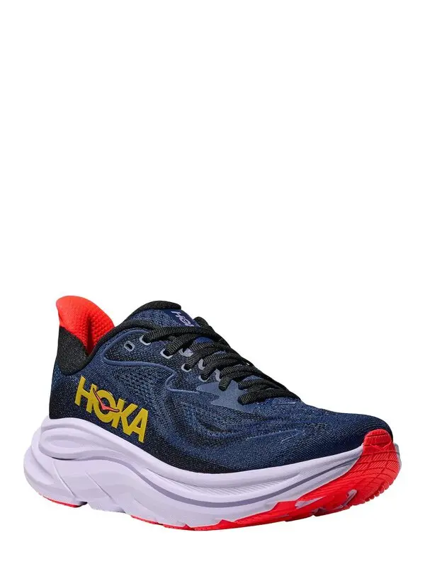 HOKA® Clifton Running Shoe - Midnight Blue/starlight Glow