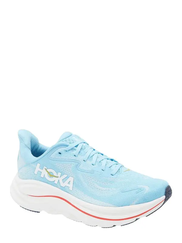 HOKA Clifton Running Shoe - Soaring Blue/frost