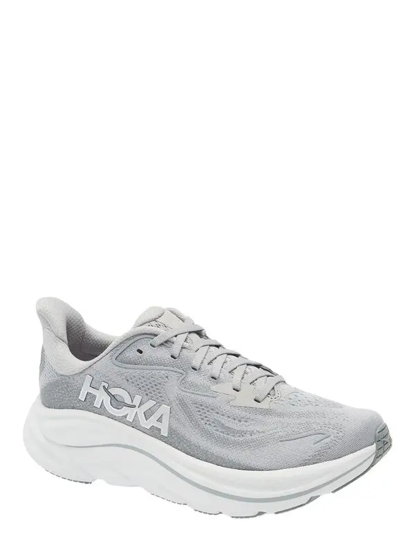 HOKA Clifton Running Shoe - Stellar Grey/galactic Grey