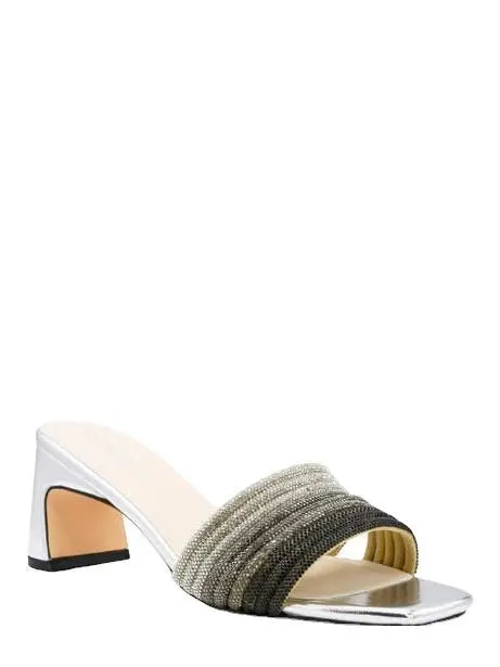 TOUCH UPS Isla Slide Sandal - Silver