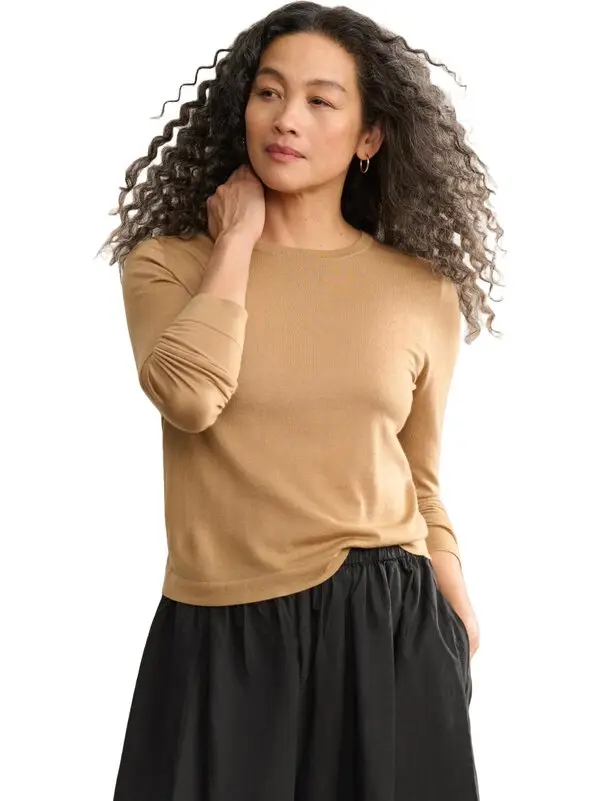 Jenni Kayne Mercer Crewneck - Camel