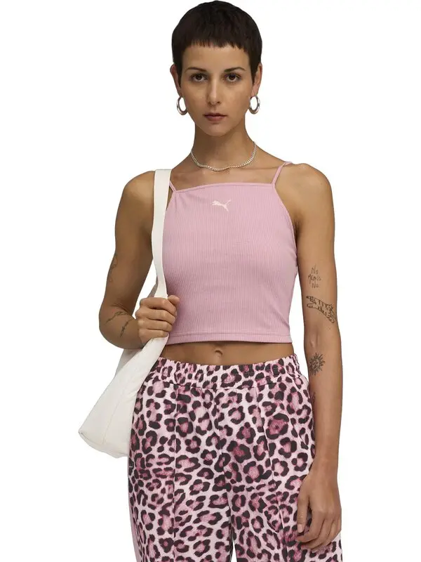 PUMA Ribbed Tank Top - Pink