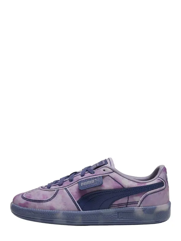PUMA Palermo Faded Denim Sneakers - Purple