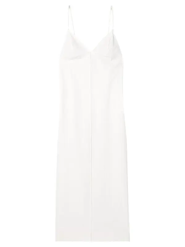 Khaite - KHAITE Tulula Silk-Poplin Maxi Dress