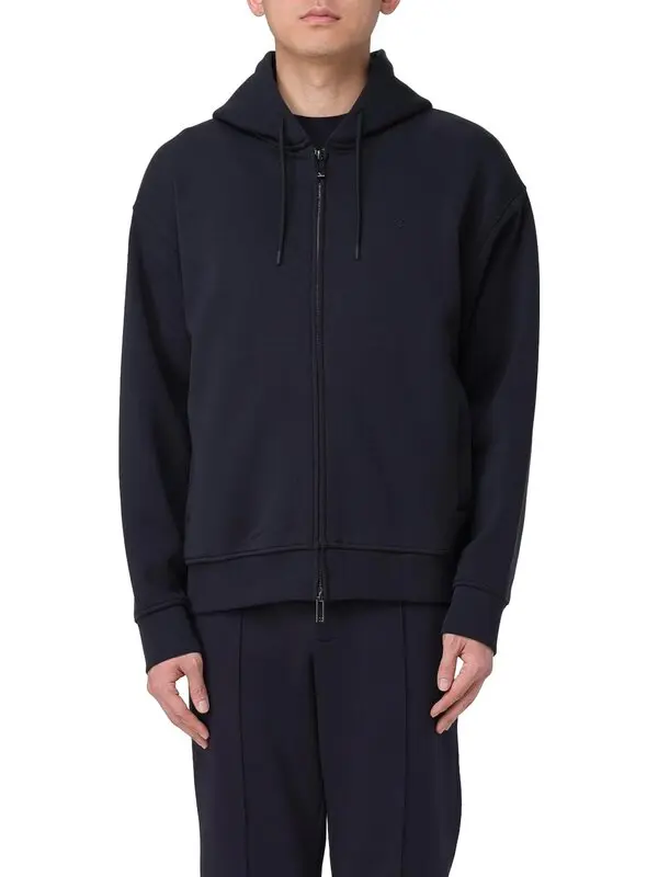 Emporio Armani Zip-up Hoodie - Blue