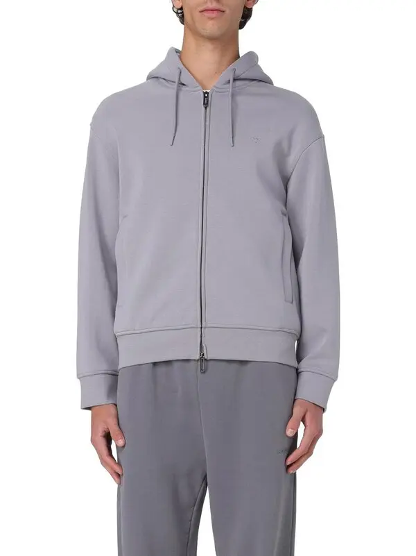 Emporio Armani Zip-up Hoodie - Grey
