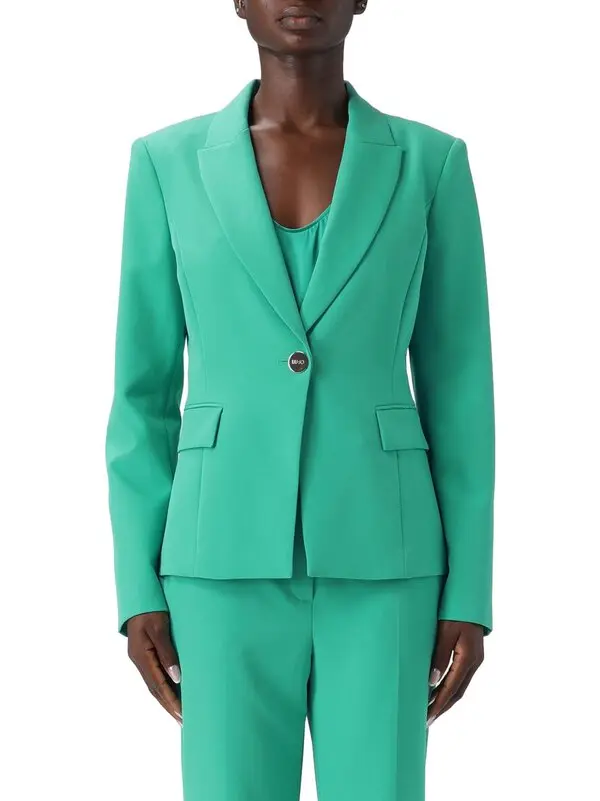 Liu Jo Single Breasted Jacket - Green