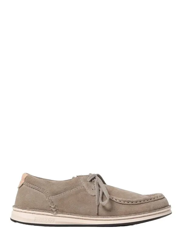 BIRKENSTOCK Suede Brogue Shoes - Beige