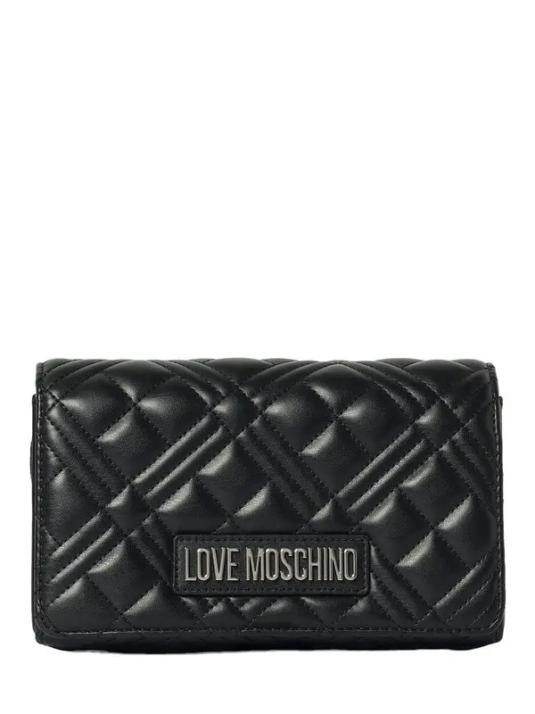 Moschino Quilted Mini Bag - Black 1