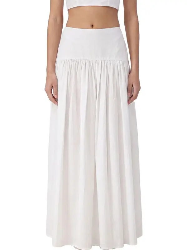 Staud Cotton Skirt - White