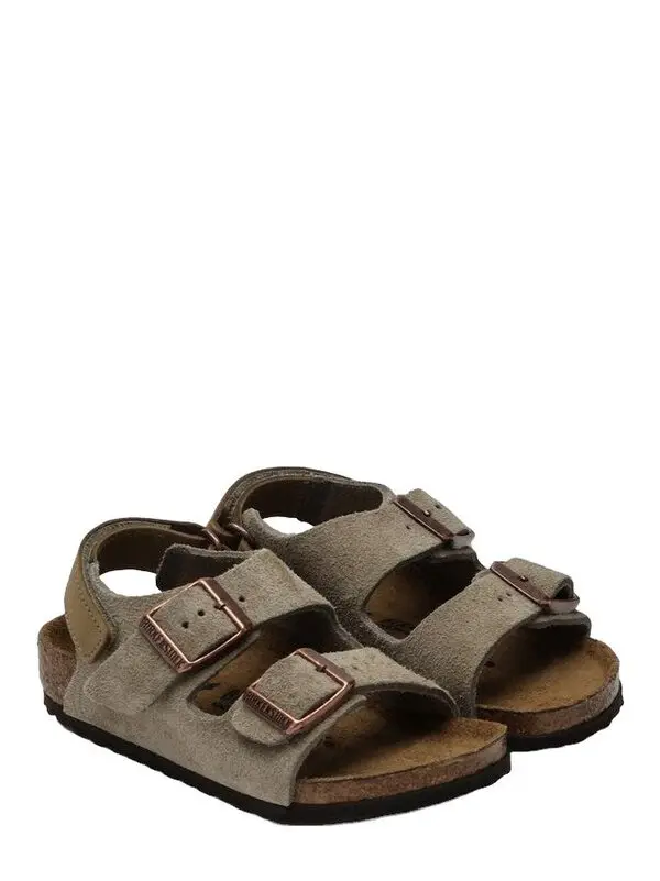 BIRKENSTOCK Milano Suede Sandal - Beige