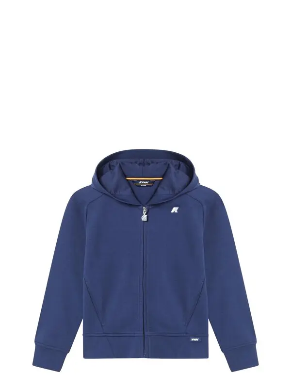 K-WAY Cotton-blend Haycel Hoodie - Blue
