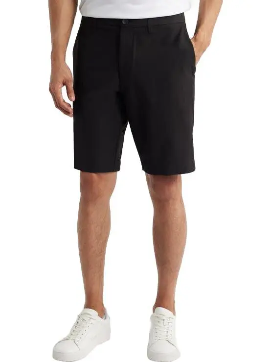 BOSS Commuter Slim Fit Performance Shorts - Black