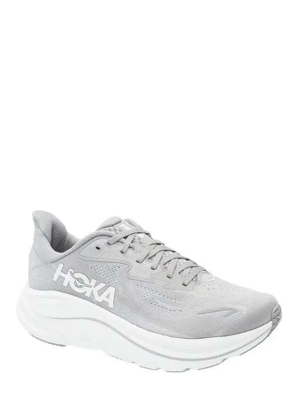 Hoka Clifton Running Shoe - Stellar Grey / Stardust