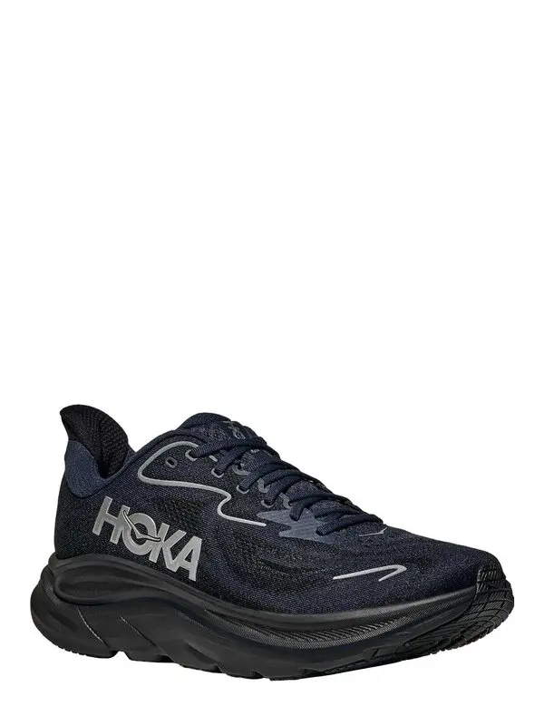 HOKA® Clifton Running Shoe Wide Width - Varsity Navy/black