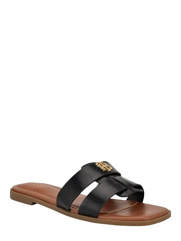 Tommy Hilfiger Pixee Slide Sandal - Black