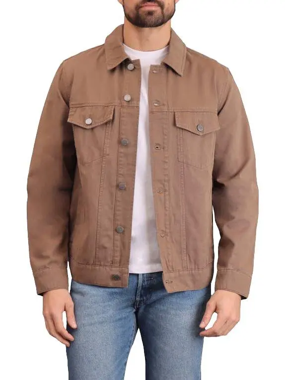 Bagatelle Denim Trucker Jacket - Dark Camel