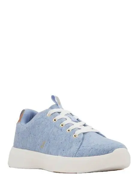 KEDS® Blisswalk Jersey Sneaker - Blue/ Cognac