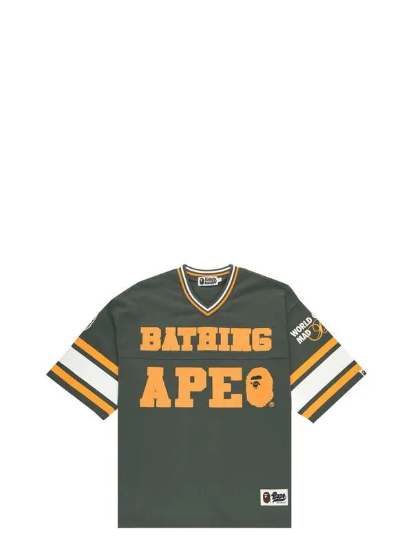A BATHING APE Football Jersey - Green