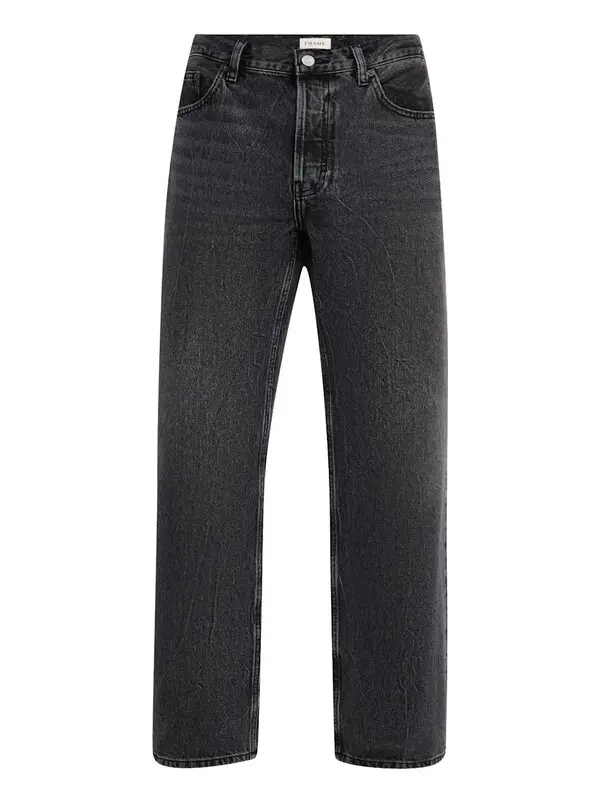 FRAME Washed Denim Relaxed Jeans - Brentwood