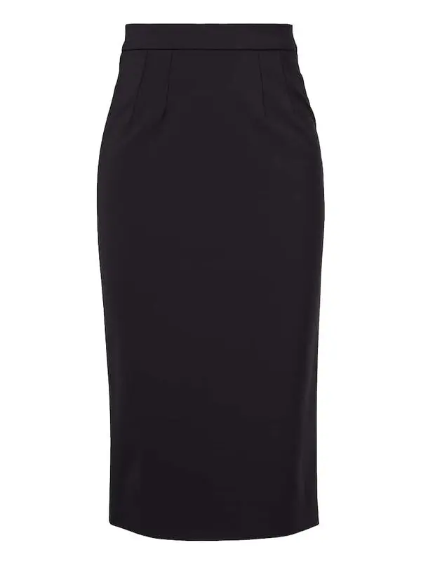 Dolce & Gabbana High-rise Pencil Skirt - Black