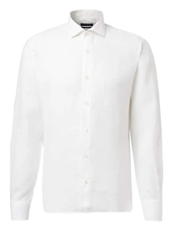 Thom Sweeney Linen Shirt - White