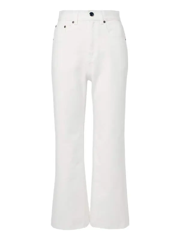 Victoria Beckham Straight Leg Jeans - White