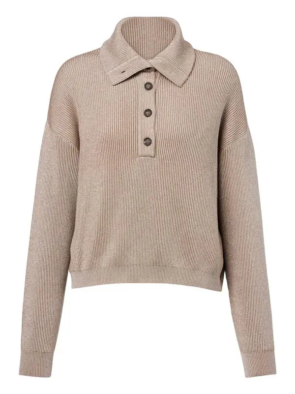 Brunello Cucinelli Cotton-blend Sweater - Beige