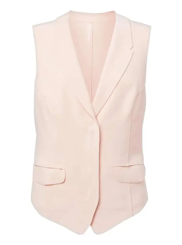 Norma Kamali Jersey Vest - Pink