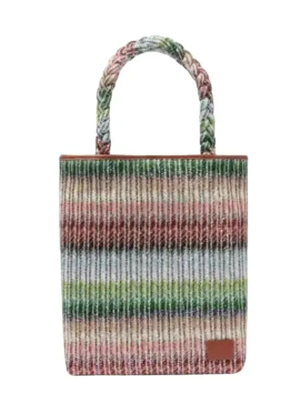 Missoni Zigzag Leather-trimmed Large Tote Bag - Multicoloured