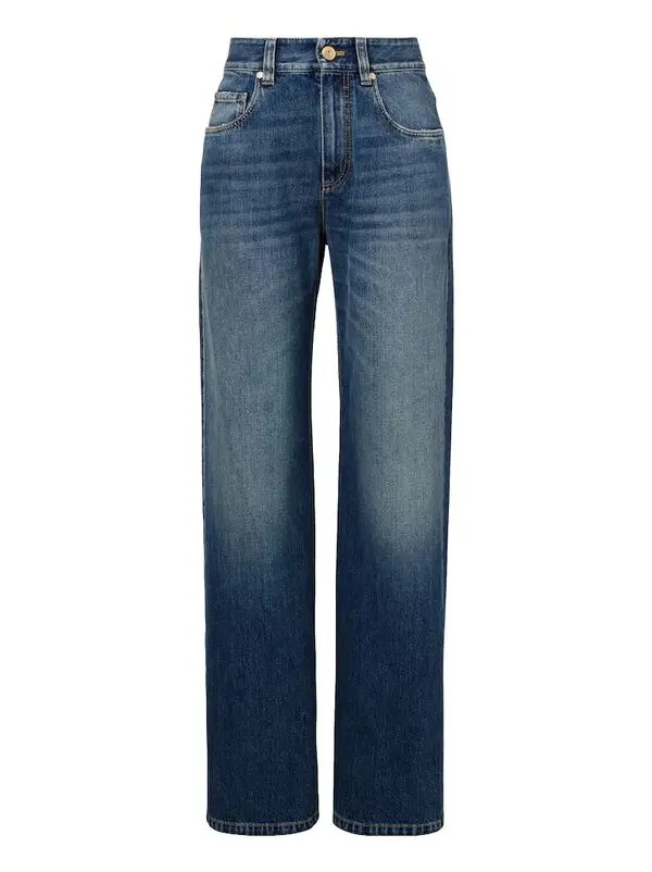 Brunello Cucinelli Low-rise Straight Jeans - Blue