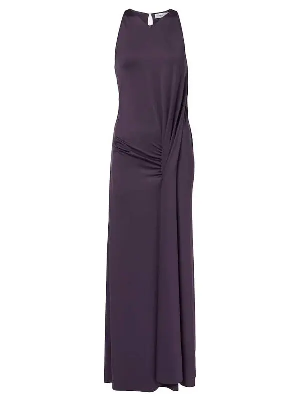 Victoria Beckham Draped Gown - Purple