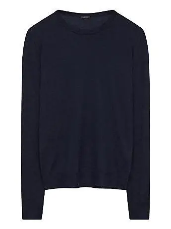 JOSEPH Cashair Round-neck Cashmere Jumper - Navy