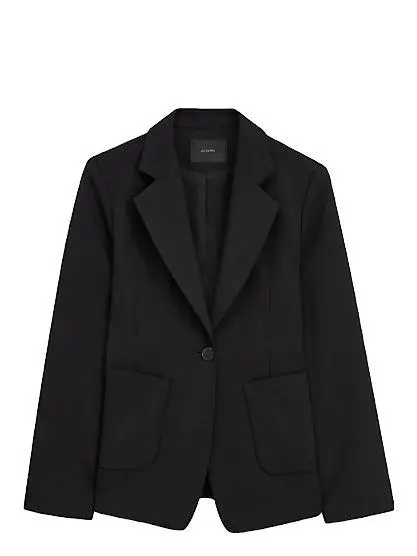 JOSEPH Glenview Single-breasted Stretch-wool Blazer - Black