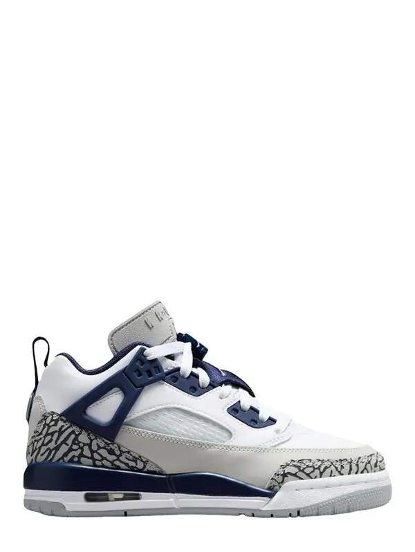 JORDAN Spizike Low Georgetown Sneakers - White/grey/navy Blue